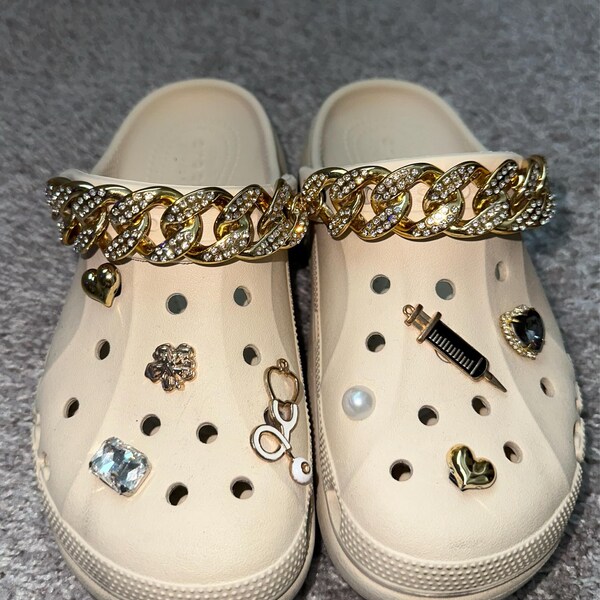 Shoelace Clog Charms Set, Pearl Clog Charms Pack Custom Shoe Chains ...