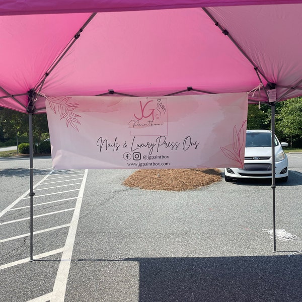 Tent Banner Bundle Package to Transform Standard 10x10ft Event Tent ...