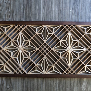 Kumiko Kit. No Need to Cut and Ready for Assembling. Pattern Kakuasa ...