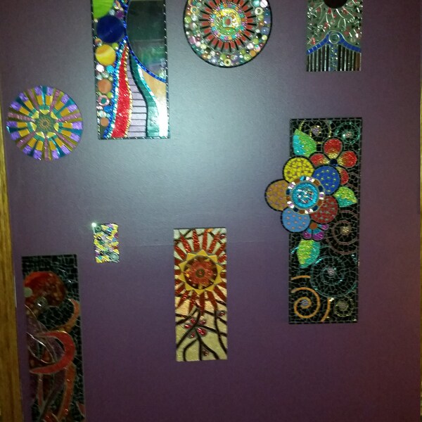 12 In. Steampunk punkd Stained Glass Mixed Media Mosaic Wall Art - Etsy