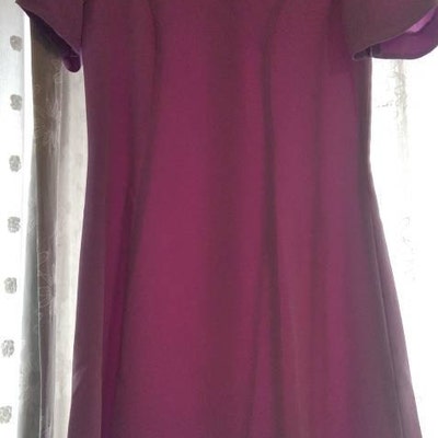 Mod Yellow Dress, 60s Mini Dress, Mondrian Dress, 1970s Dress, Shift ...