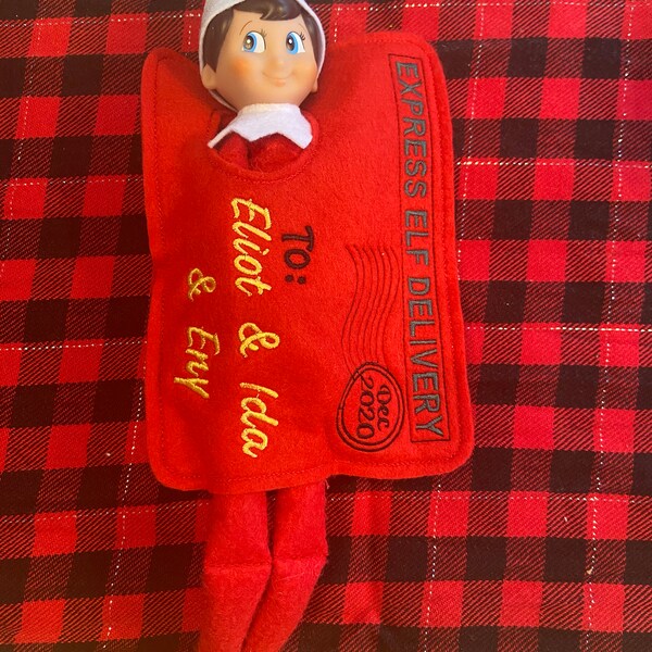 Personalised Elf Arrival Envelope or Elf Return: NORTH POLE Envelope ...