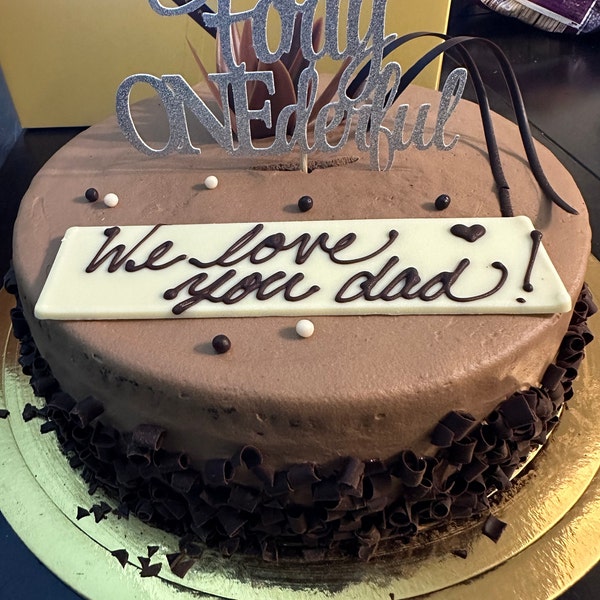 Forty Onederful Cake Topper, Forty Onederful Cake Topper, 41st Birthday ...