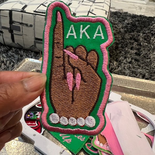 AKA Silver Soror Embroidery Applique Design File AKA 1908 Alpha Kappa ...