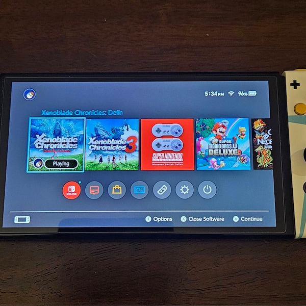 Custom Xenoblade Chronicles Mythra Pyra Themed Nintendo Switch Joy-con ...