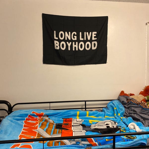 Every Child is an Artist Banner colour Fabric Tapestry Kids Wall Art ...