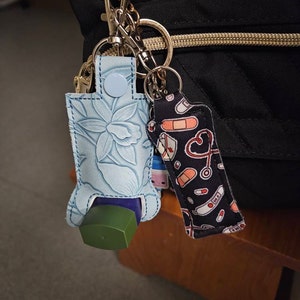 Cottagecore Mushroom Inhaler Case Keychain,inhaler Holder Keychain ...