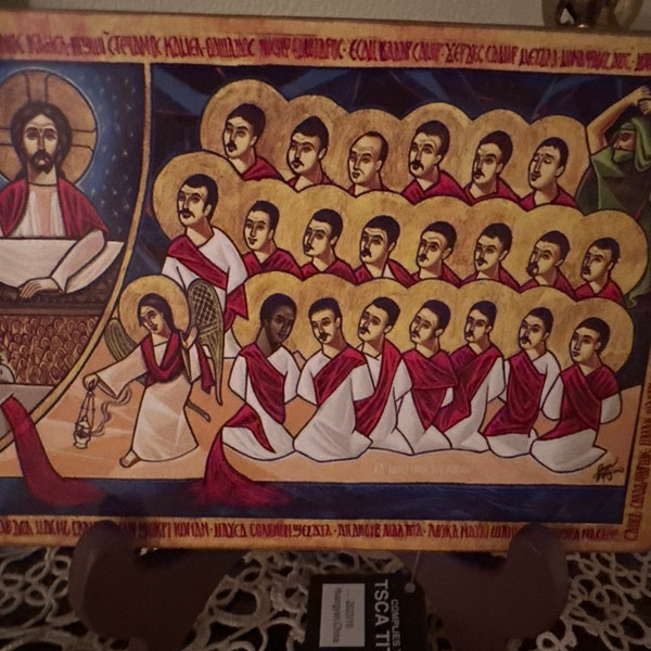 Set of 12 Coptic Icons of Christ's Twelve Disciples - Etsy
