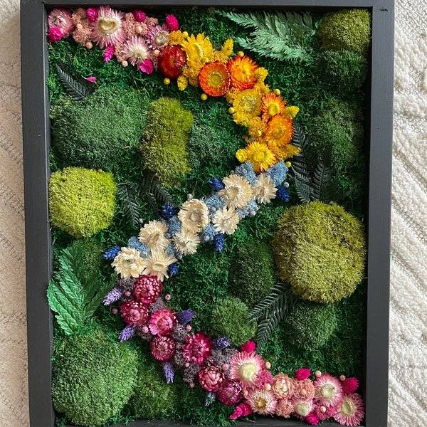 Summer Edition. LED Art. Moss Art + Led Modern Wall Art. Real Moss ...