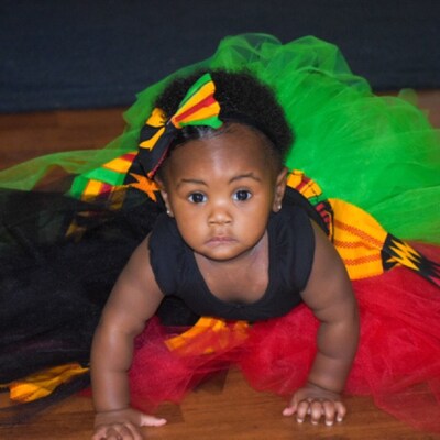 African Clothing. African Fabric Tutu African Tutu. Baby African Tutu ...