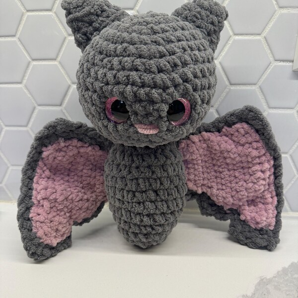 PATTERN: Plush Binx the Bat Pattern Amigurumi Chunky Bat Pattern Super ...