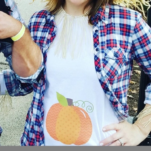 Fall Maternity Shirt Pumpkin Maternity Shirt Our Little Pumpkin ...