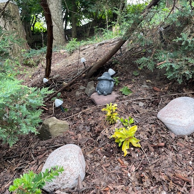 Cute Monkey Concrete Statue Free Shipping Home or Garden Decor, Cement ...