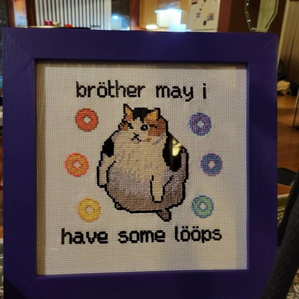 Brother May I Have Some Loops - Cat Meme - Funny, Modern, Subversive ...