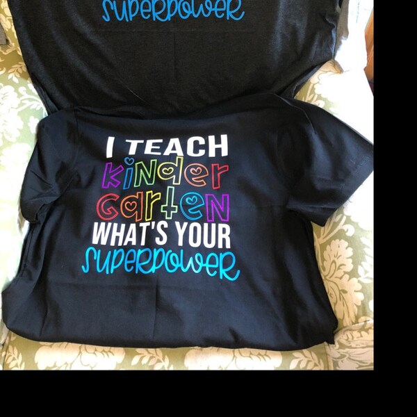 Kindergarten Svg I Teach Kindergarten What's Your Superpower Svg ...
