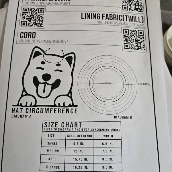 5-panel Hat Pattern 5 Panel Cap for Hiking Sewing Pattern With Bug ...