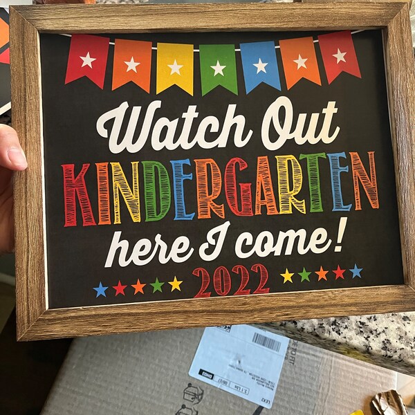 PRESCHOOL GRADUATION Sign, Last Day of Preschool Sign, Printable ...