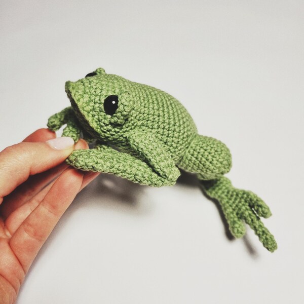 Little Realistic Frog - Critter Stitch Crochet Pattern/amigurumi - Etsy