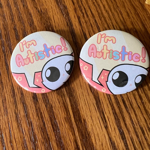 TBH Autism Creature YIPPEE "i'm Autistic!" Pins/buttons (2.25 IN) - Etsy