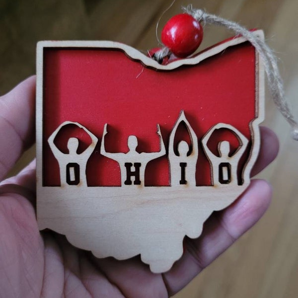 Ohio State University Layered Block O Ohio Script - Etsy