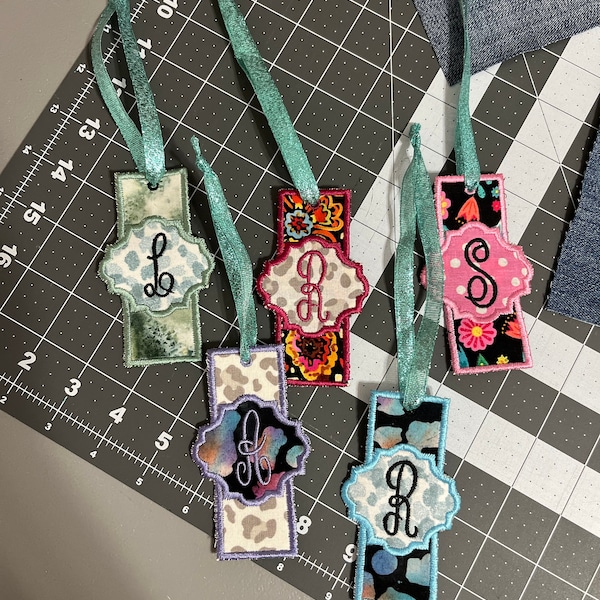 Machine Embroidery Design Bookmark Frame 2 INSTANT DOWNLOAD - Etsy