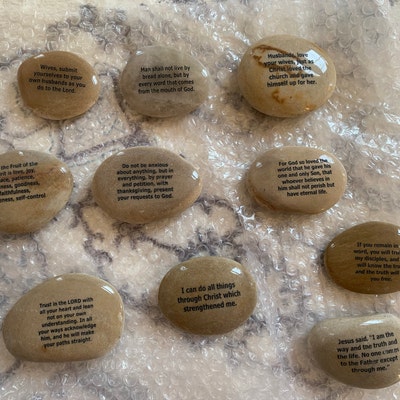 Custom Design Your Own Engraved River Rock Bulk Pricing - Etsy