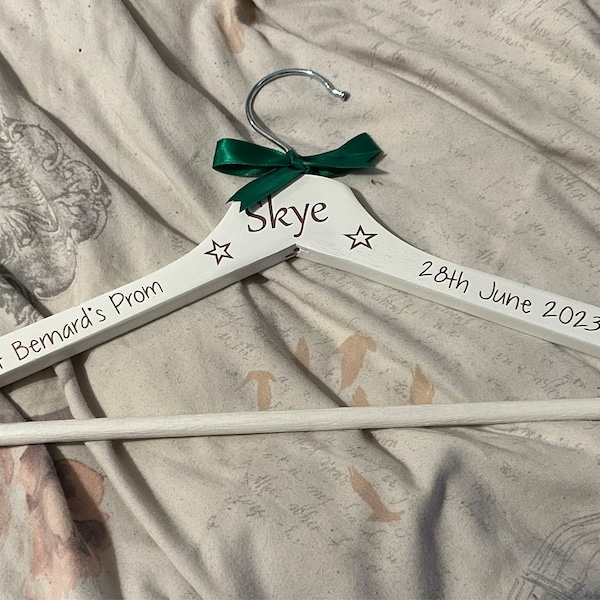 Personalised Prom Dress Hanger - Etsy UK