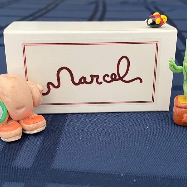 Marcel the Shell With Shoes On, Clay Figurine With Match Box Bed ...