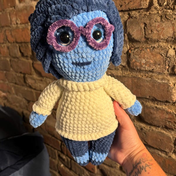 Joy and Sadness Crochet Pattern Inspired by Inside Out - Etsy