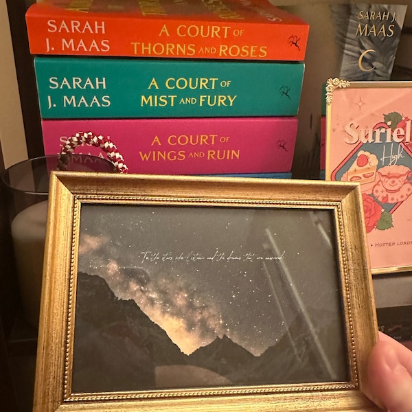 To the Stars Who Listen | Night Court Prints | Velaris Prints | ACOTAR ...
