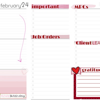 Productivity Digital Planner Inserts for Digital Planners and Journals ...