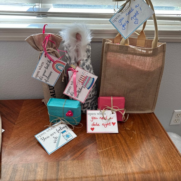 Self Care Package Labels: Printable DIY Gift (PDF Download, Letter Size ...