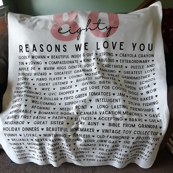 Personalized Couple Monogram Wedding Blanket, Cotton Anniversary Gift ...