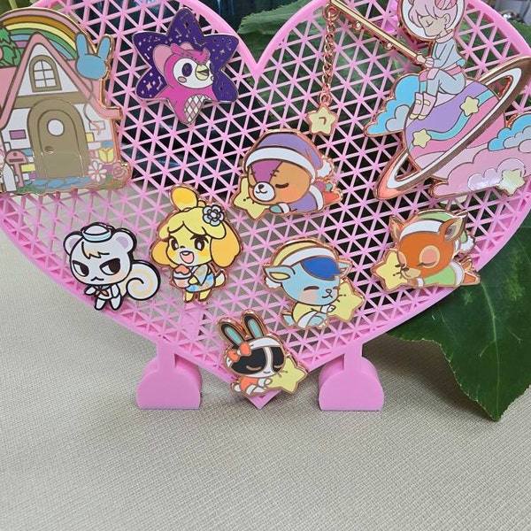 Large Circle Pin Display Stand, Huge Pin Display Board for Multiple ...