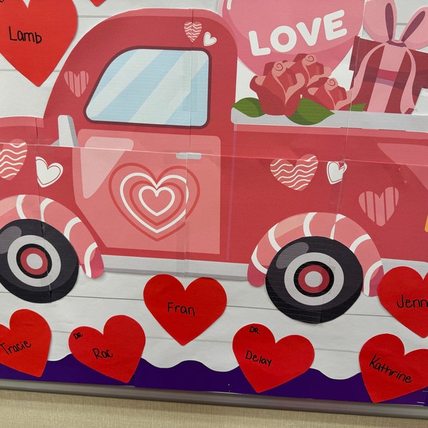 Valentines, Truck, Candy Hearts, Love Hearts Class Sweethearts ...