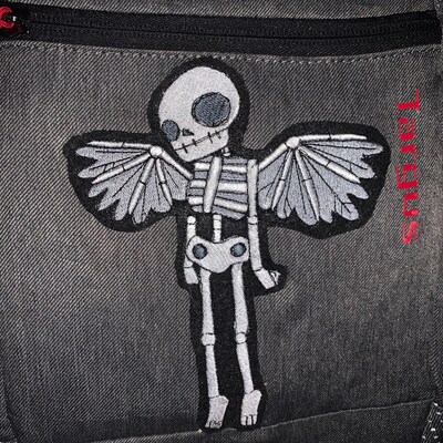 Skeleton Patch - Etsy