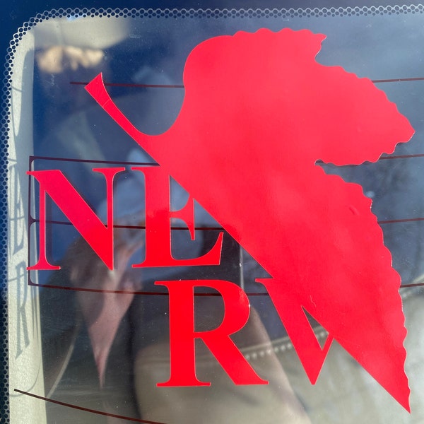 Neon Genesis Evangelion Nerv Anime Vinyl Decal, Car Accessory, Laptop ...