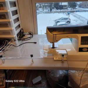 BERNINA Sewing Acrylic Extension Tables, Bernina Sewing Extension ...