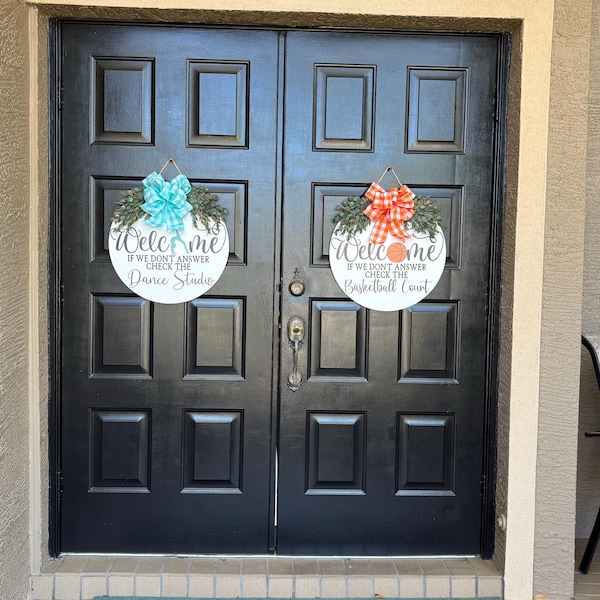 Personalized Last Name Sign | Front Door Decor | Welcome Sign | Door ...