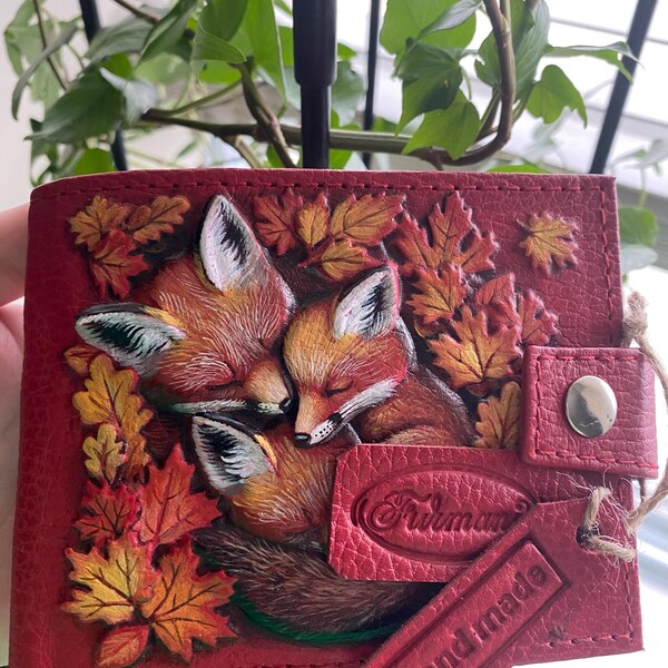 Fox Womens Leather Backpack Boho Backpack Leather Backpack Purse Women ...