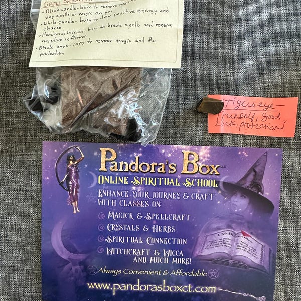 Witches Broom of Protection Amulet~ Black Obsidian and Sterling Silver ...