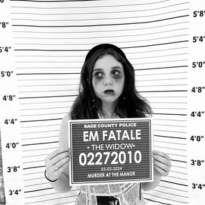 DIY Mugshot Sign Mugshot Template Unlimited Personal Use Instant ...