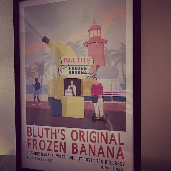 Arrested Development Poster [bluth Banana Stand Ad] (alternative TV ...