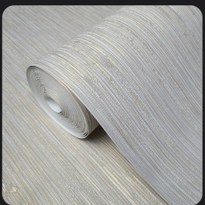 Wallpaper Rustic Ivory Beige Metallic Textured Victorian Vintage Damask ...