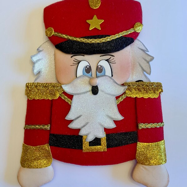 Nutcracker No Sew PDF Pattern, Nutcracker E- Pattern, Nutcracker DIY, Nutcracker Wreath ...