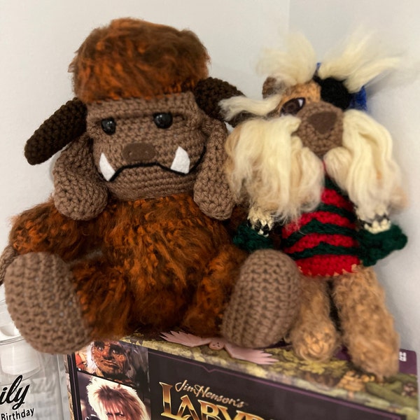 MADE TO ORDER Large or Small Ludo From the Labyrinth Plush Crochet ...