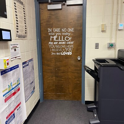 Classroom Door Decal Decor Positive Affirmations in Case No One Told ...