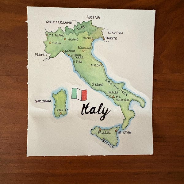 John Muir Trail Map | JMT Sticker | Gift for JMT Hiker | Hand Drawn Map ...