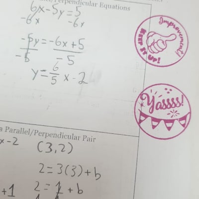 Custom Teacher Stamps Gifts, Teacher Stamp, Personalized Teacher Award ...