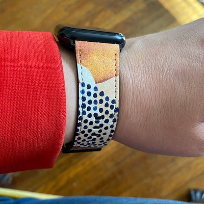 Rustic Abstract Shapes Apple Watch Band Series 3 4 5 6 7 8 SE 38mm 40mm ...